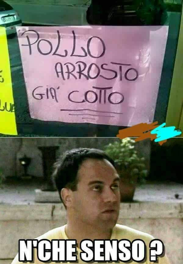 Pollo arrosto già cotto. N che senso? - Facciabuco.com